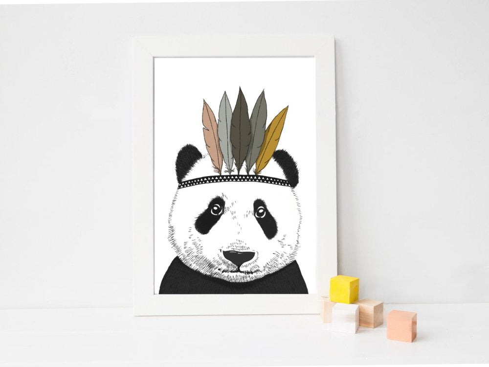 Poster, Panda – Merci Bisous