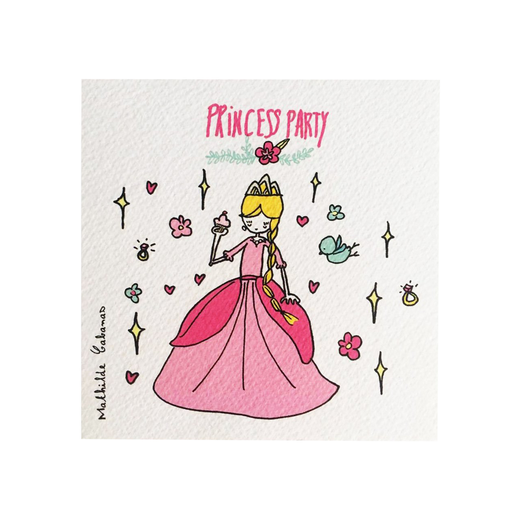 Birthday Cards, Princess – Merci Bisous